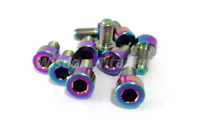Head Style Of Rainbow Titanium Bolts